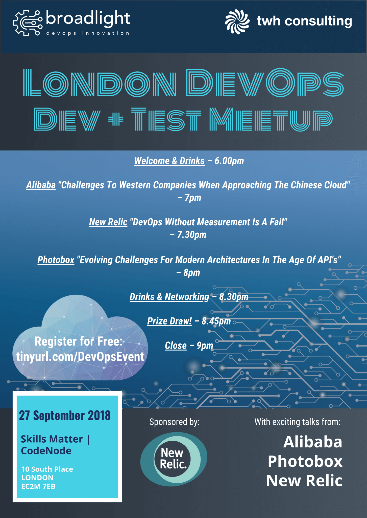 Schedule for London DevOps Dev & Test Meetup | TWH Consulting